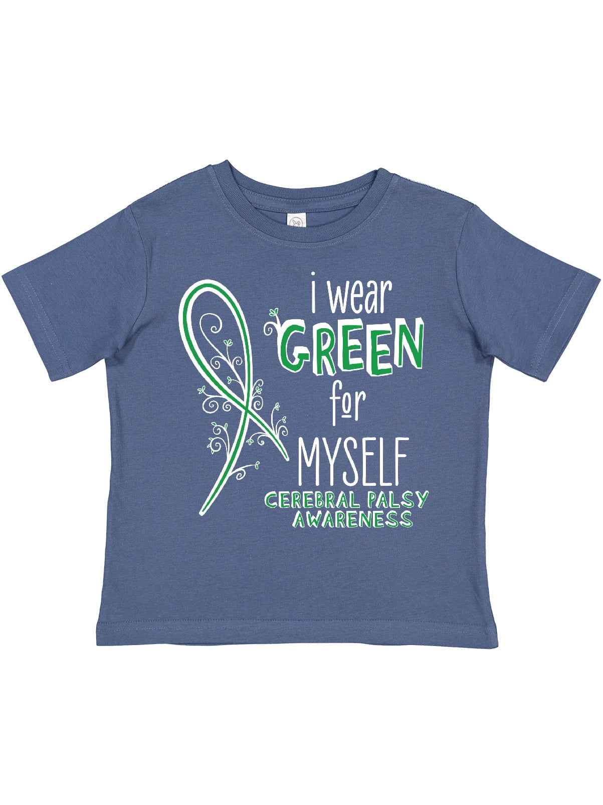 Inktastic I Wear Green for Myself- Cerebral Palsy Awareness Boys or Girls Toddler T-Shirt ...