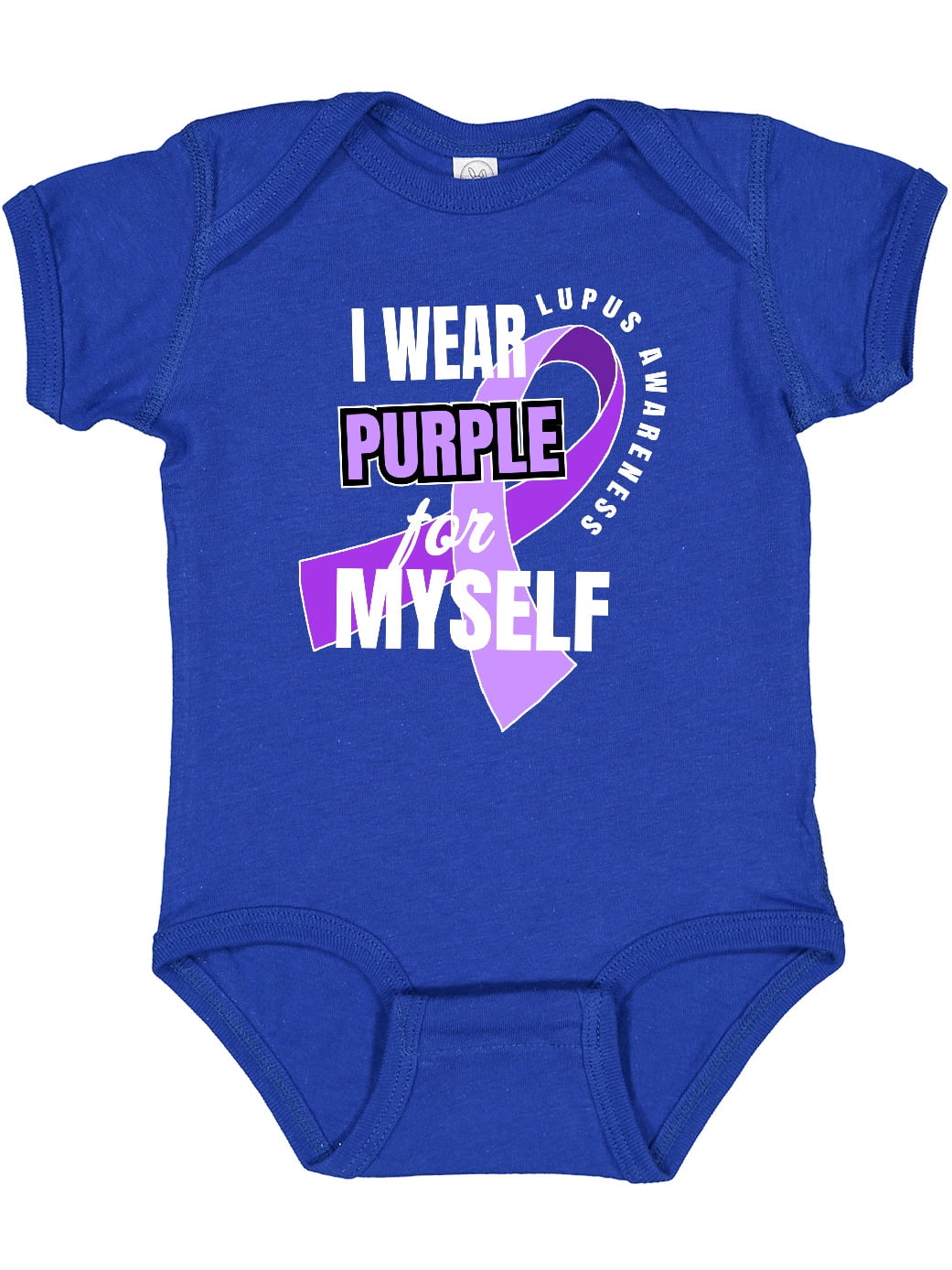 Inktastic I Wear Purple For Myself Lupus Awareness Boys or Girls Baby Bodysuit - Walmart.com