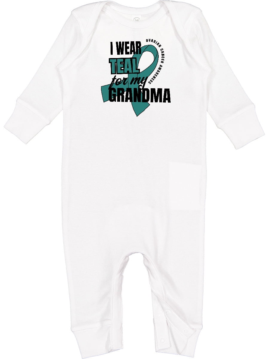 Inktastic I Wear Teal for My Grandma Ovarian Cancer Awareness Baby ...