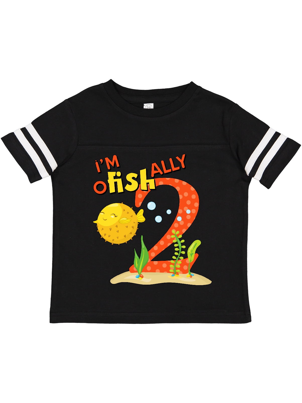 Inktastic I'm O-fish-ally Two Cute Puffer Fish Second Birthday Boys or ...