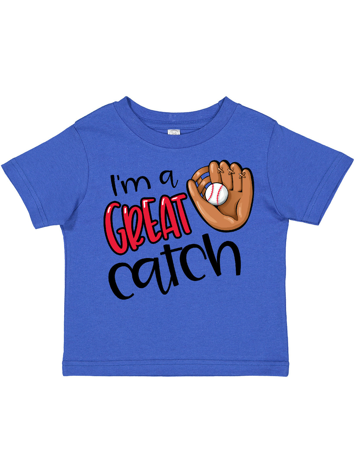Inktastic I'm a Great Catch Baseball Glove Boys or Girls Toddler T ...