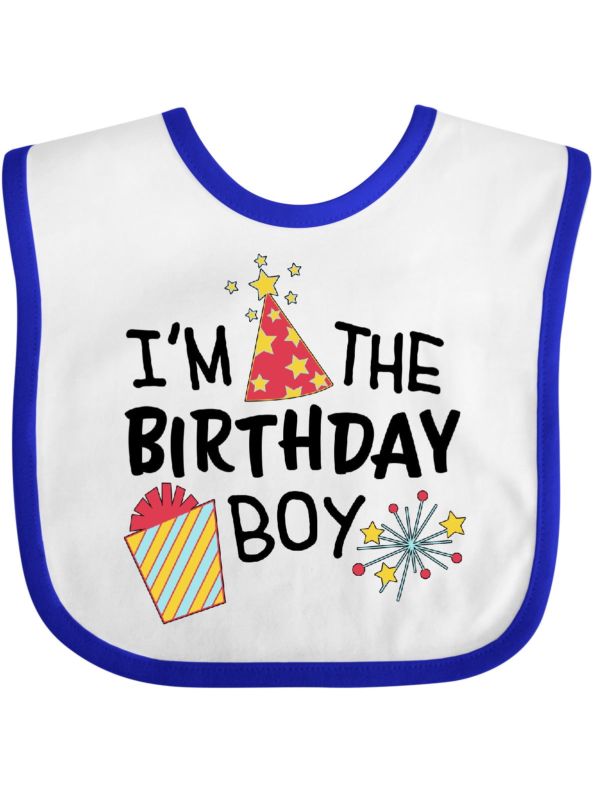Inktastic I'm the Birthday Boy Boys Baby Bib - Walmart.com