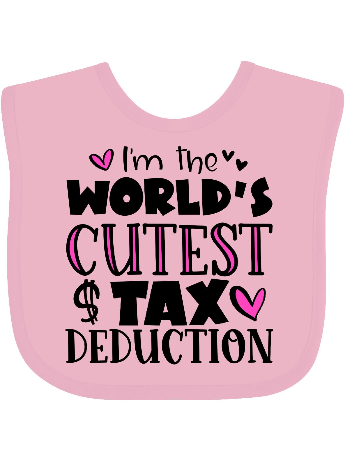 Inktastic I'm the Worlds Cutest Tax Deduction Pink Hearts Boys or Girls ...