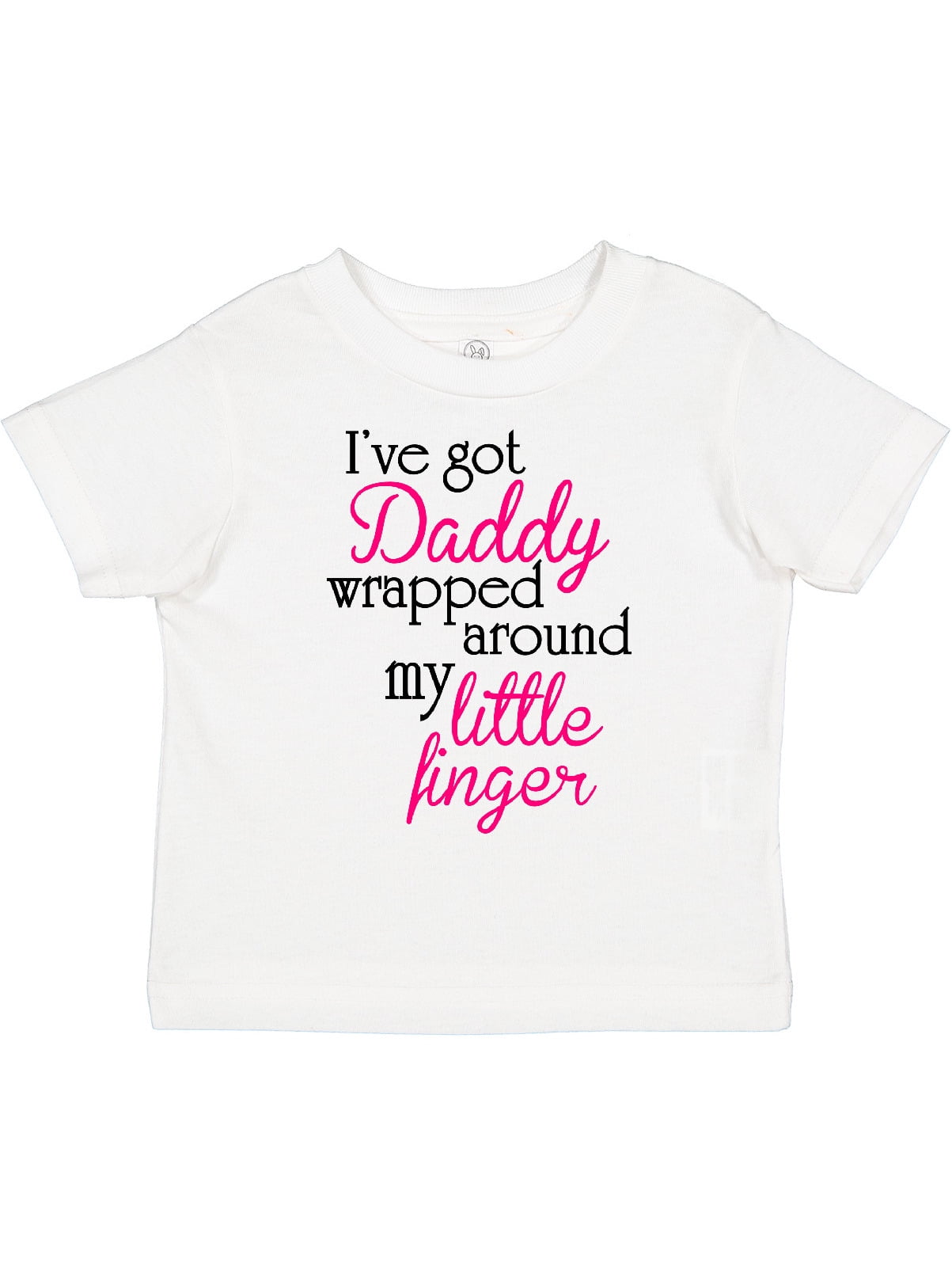 Inktastic I've Got Daddy Wrapped Around My Little Finger Girls Toddler ...