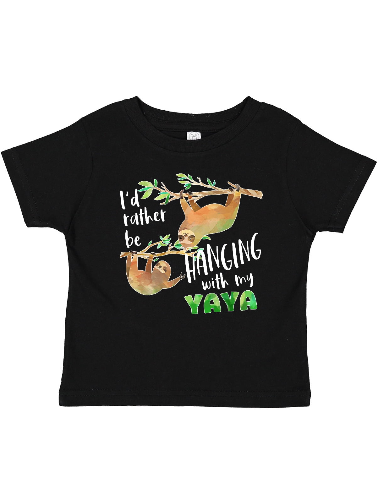 Inktastic Id Rather Be Hanging with My Yaya- Cute Sloths Boys or Girls ...