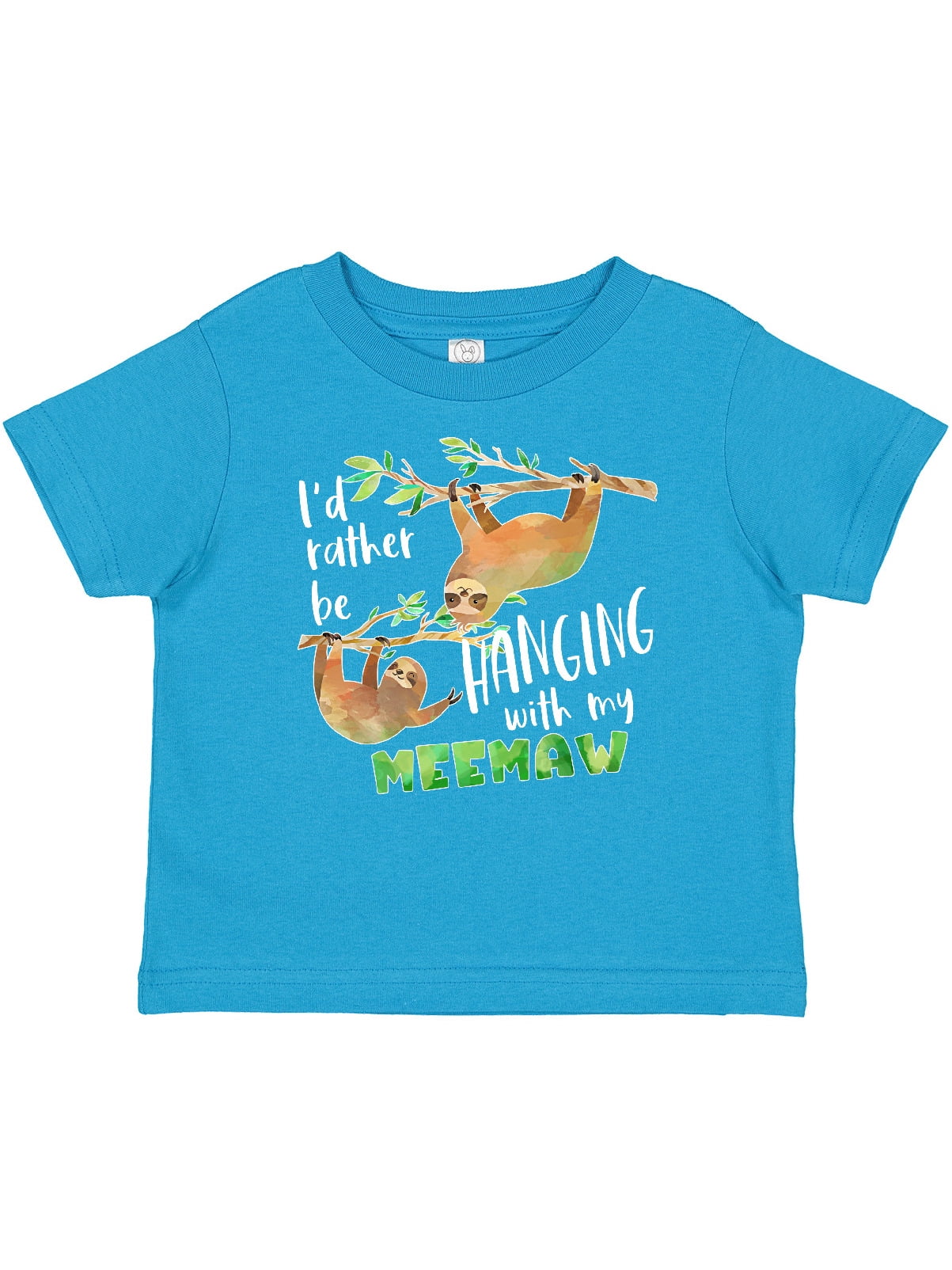 Inktastic Id Rather Be Hanging with my Meemaw- Cute Sloths Boys or ...