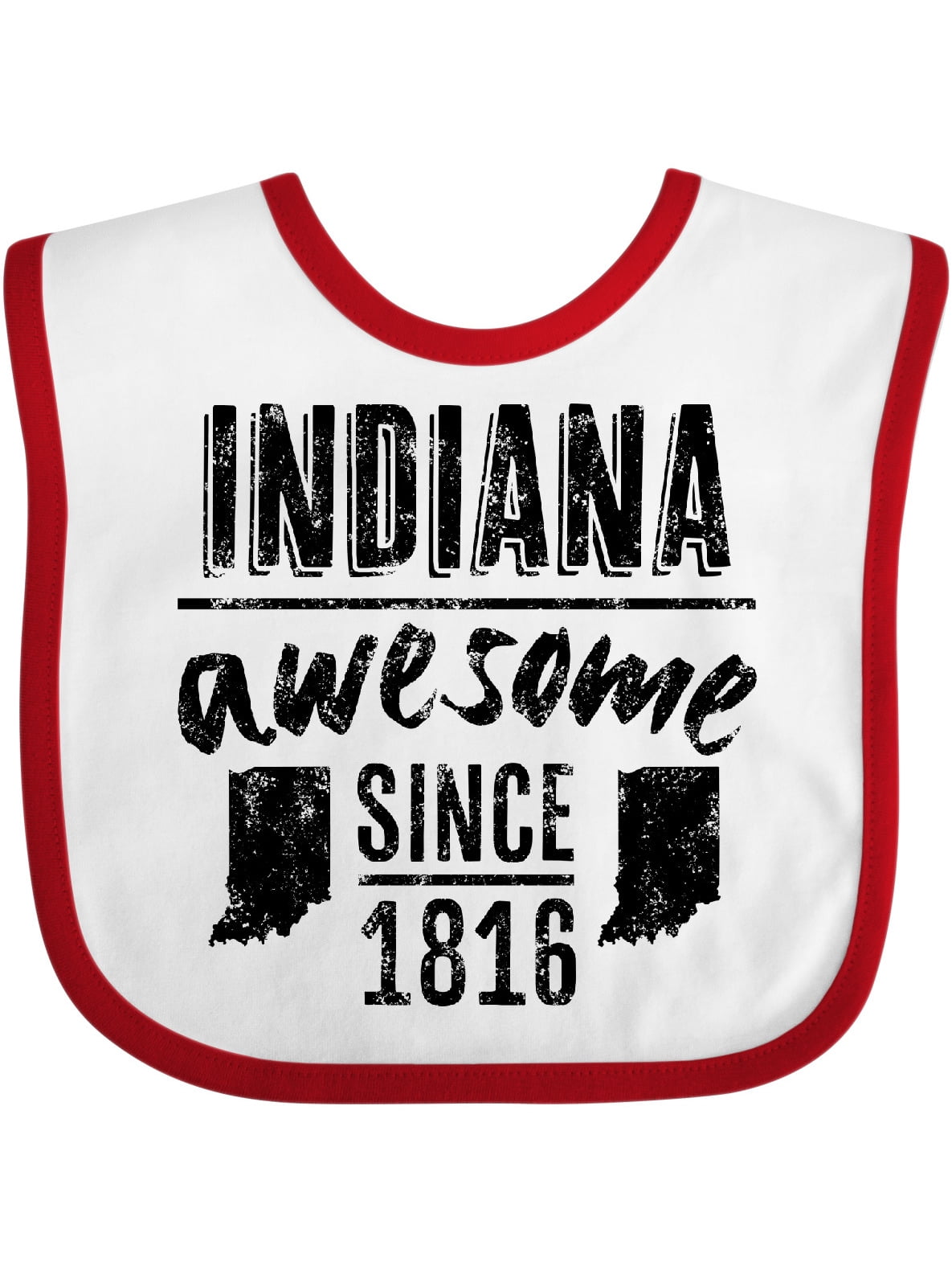 Inktastic Indiana Awesome Since 1816 Boys or Girls Baby Bib - Walmart.com