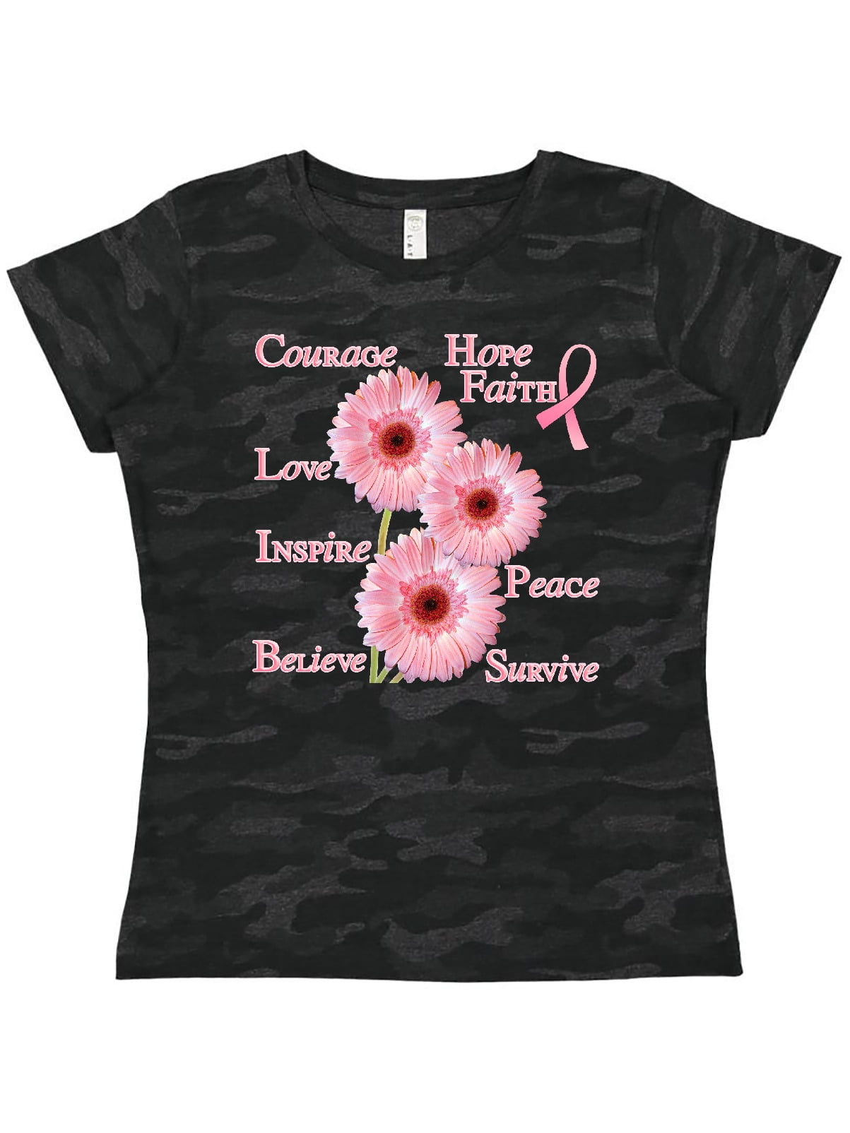 Inktastic Inspirational Breast Cancer Panel Women's T-Shirt - Walmart.com