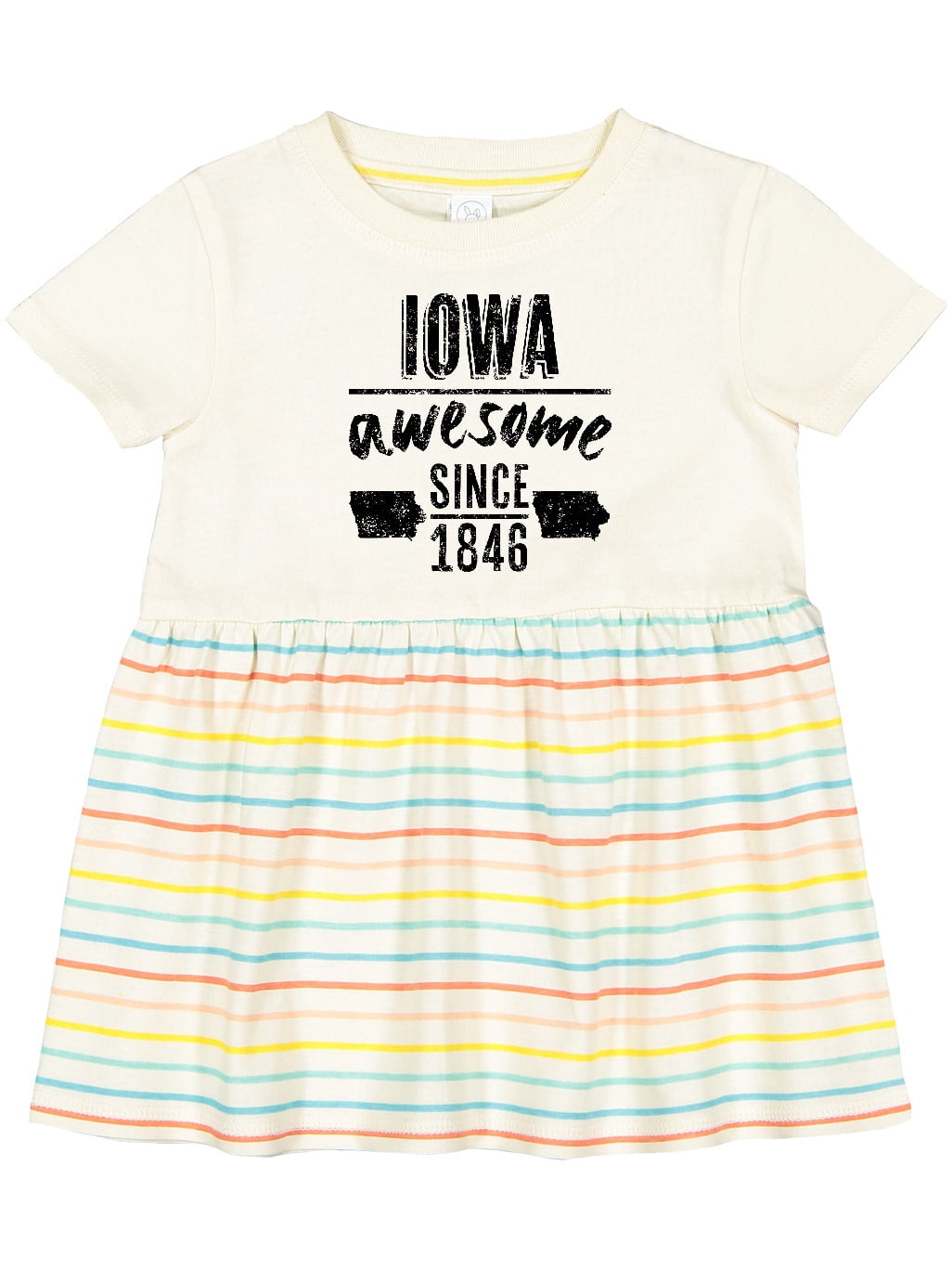 Inktastic Iowa Awesome Since 1846 Girls Baby Dress - Walmart.com