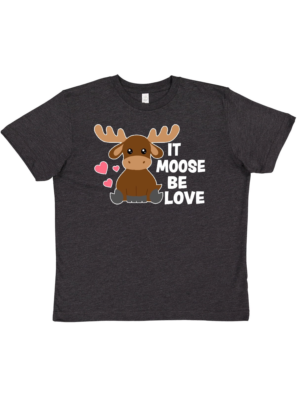 Inktastic It Moose Be Love with Cute Moose Youth T-Shirt - Walmart.com