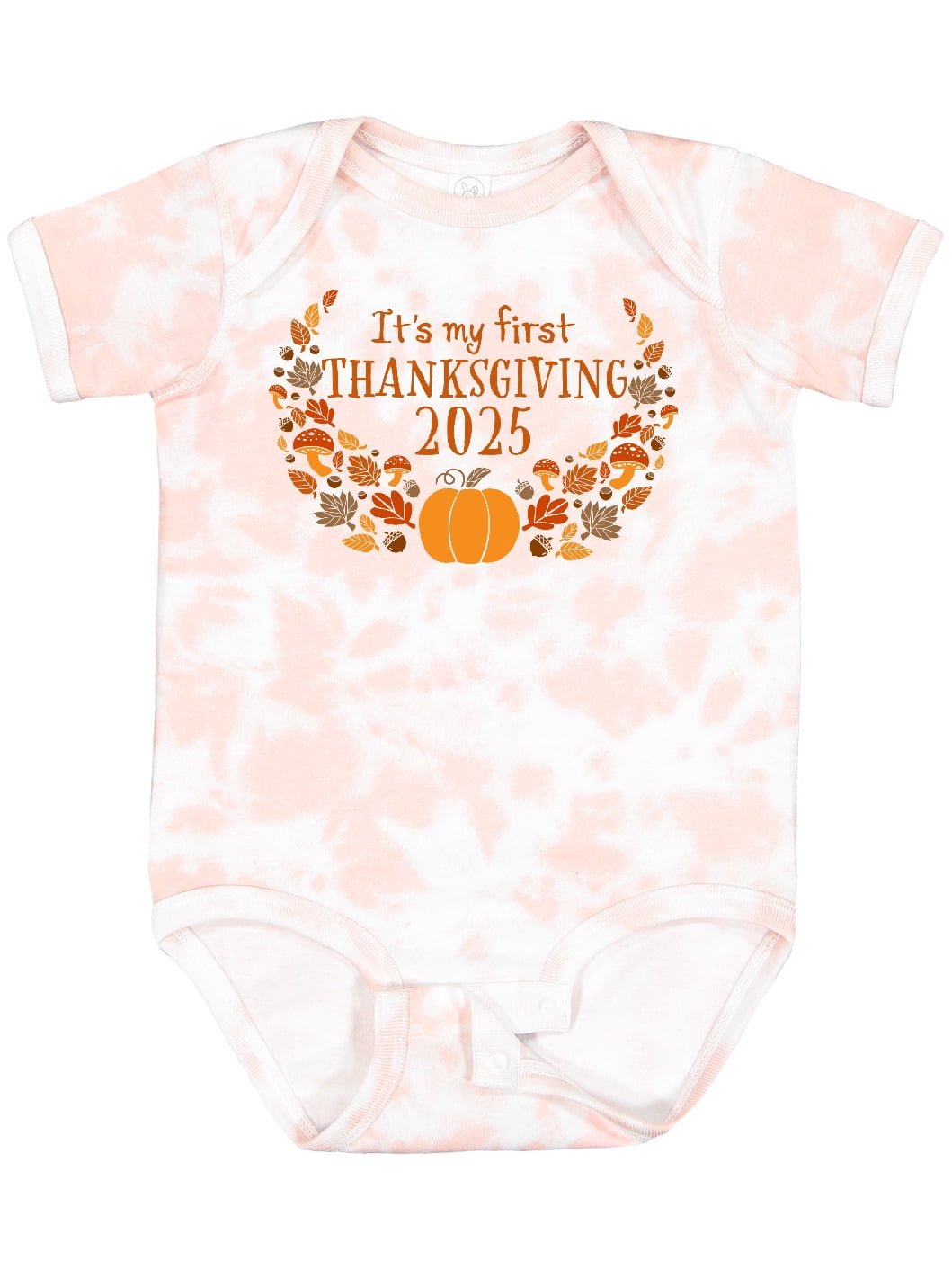 Inktastic It's My First Thanksgiving 2025 Boys or Girls Baby Bodysuit ...