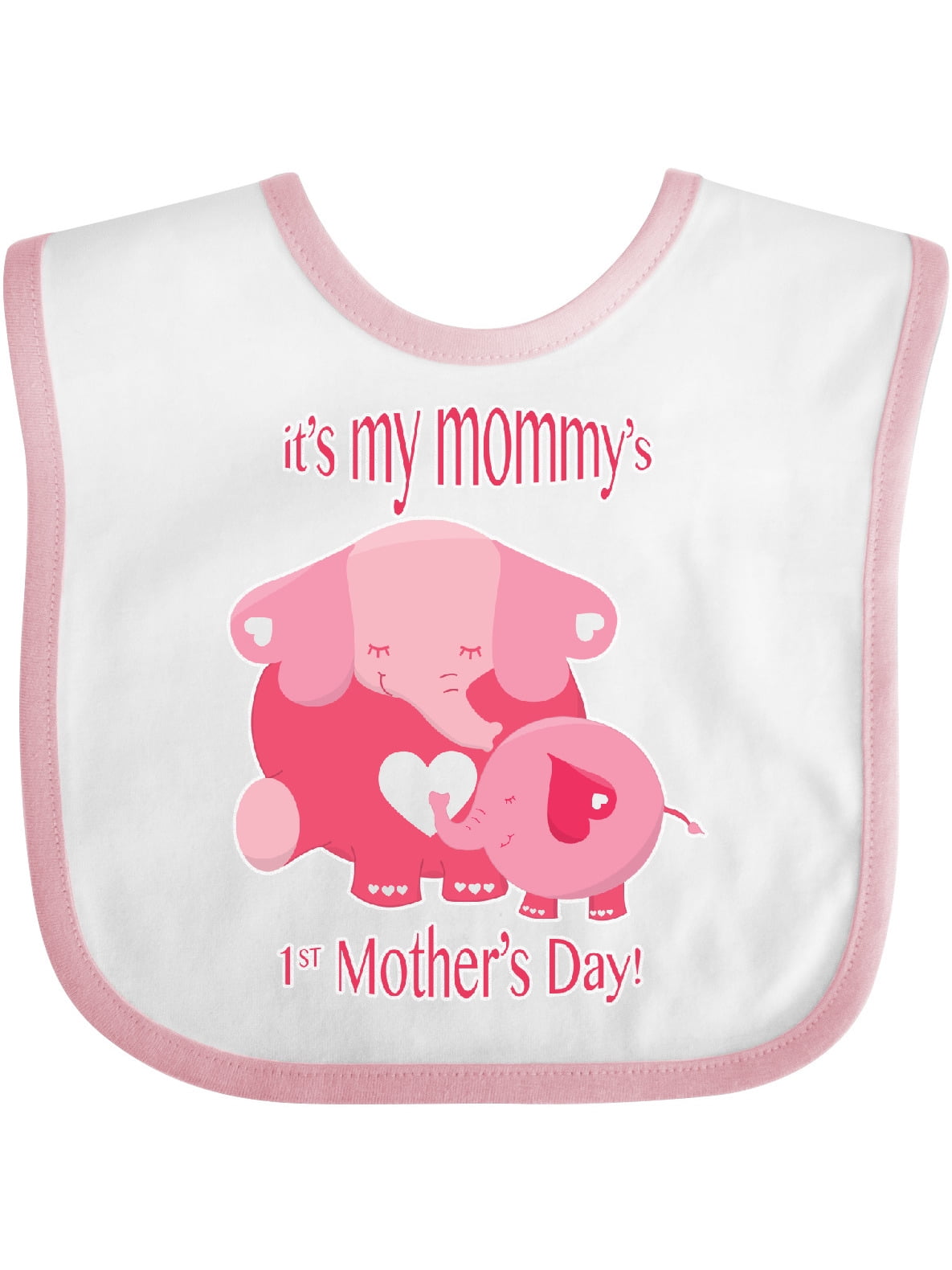 Inktastic It's My Mommy's 1st Mother's Day Boys or Girls Baby Bib ...