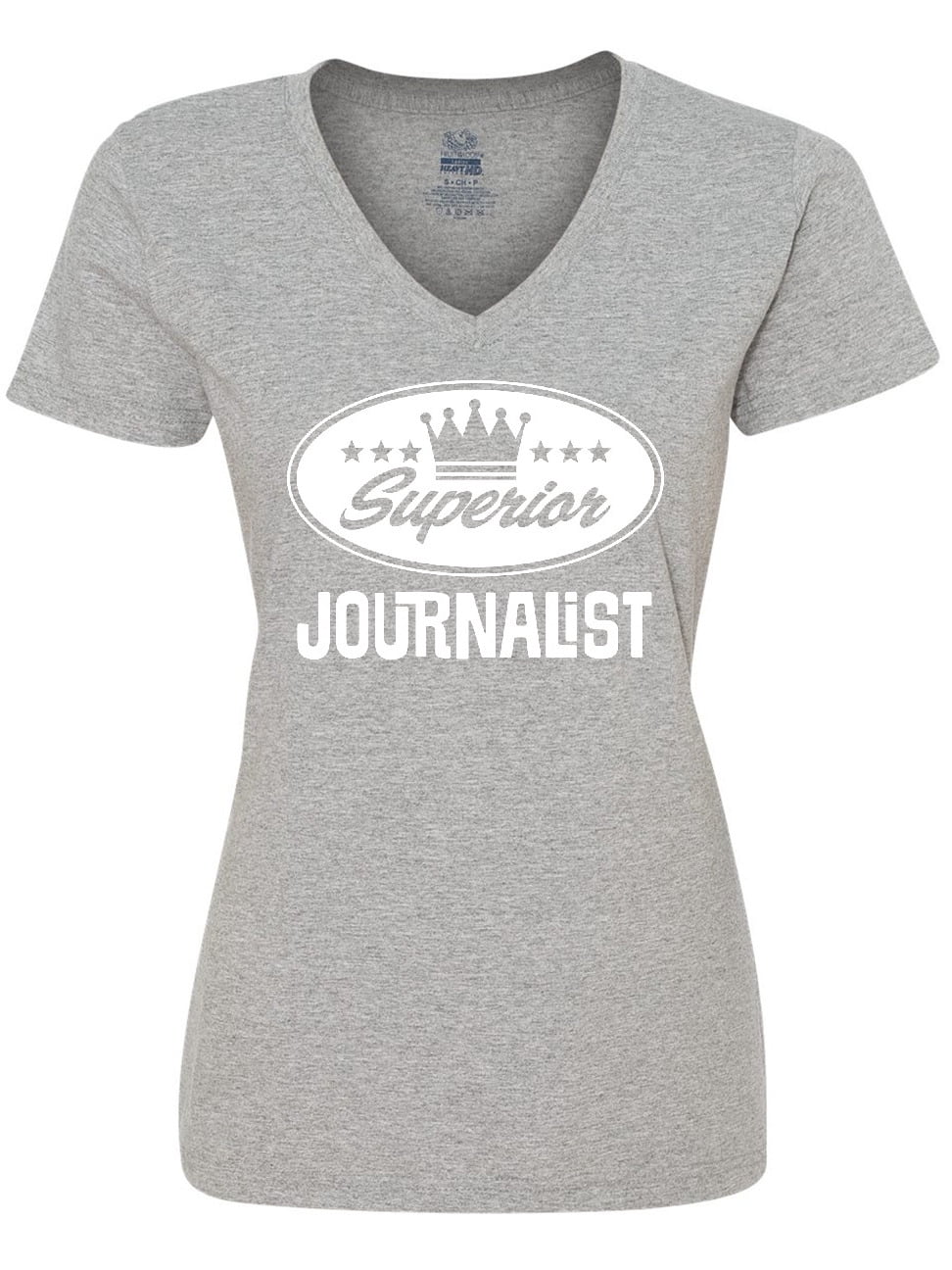 Inktastic Journalist Reporter Gift Women's V-Neck T-Shirt - Walmart.com