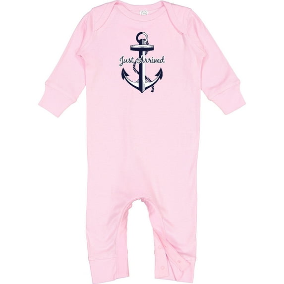 Inktastic Just Arrived Anchor Baby Romper Coveralls - Walmart.com
