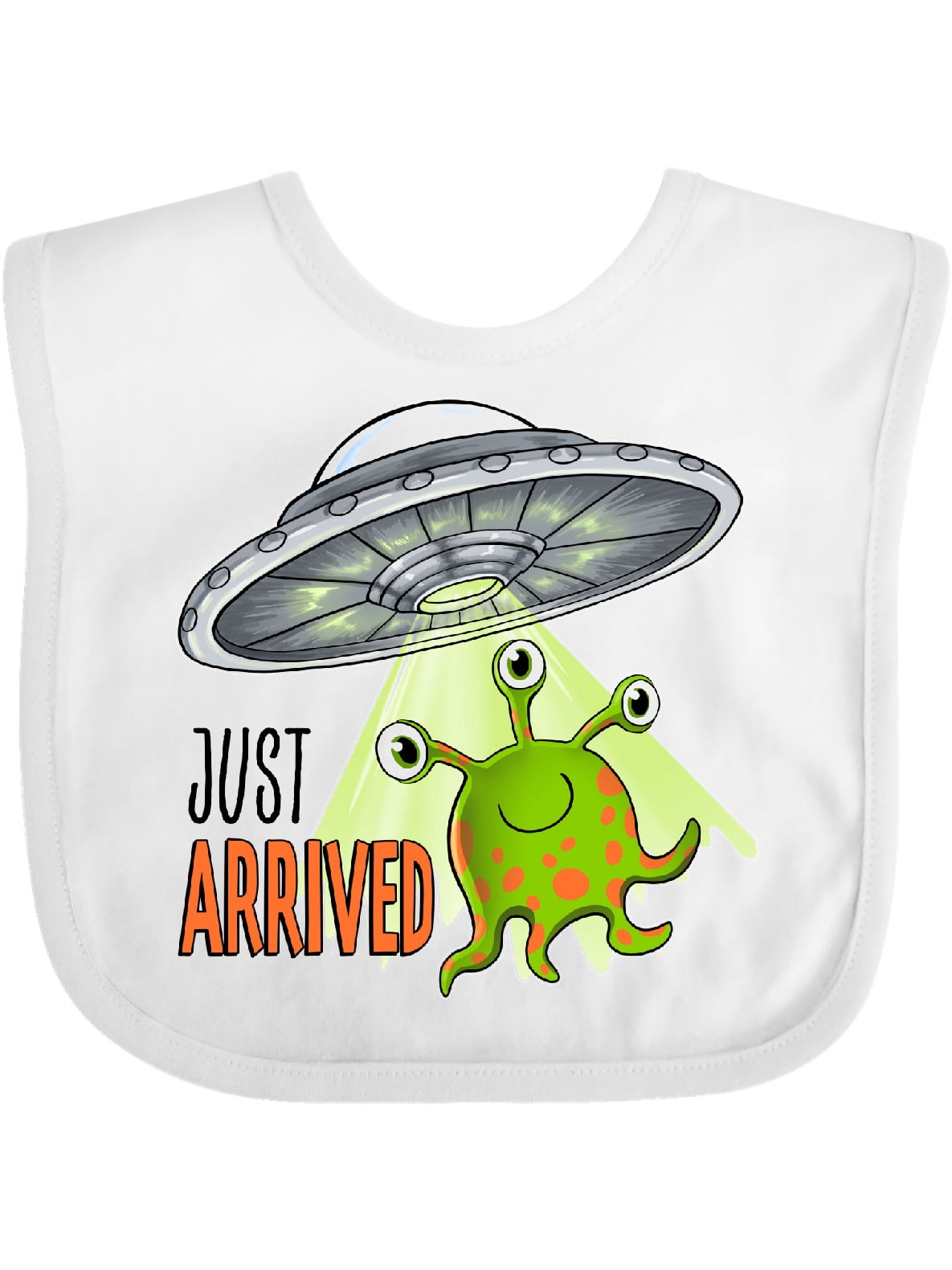 Inktastic Just Arrived- Cute Green Alien UFO Newborn Baby Boys or Girls ...