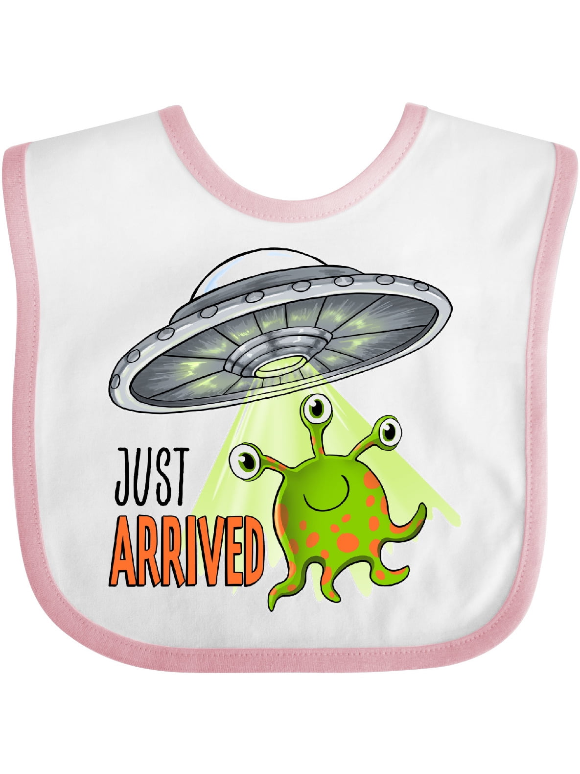 Inktastic Just Arrived- Cute Green Alien UFO Newborn Baby Boys or Girls ...