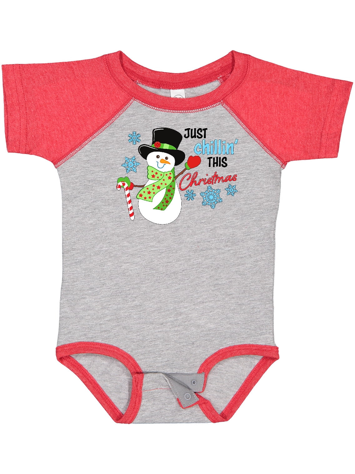 Inktastic Just Chillin' This Christmas Fun Snowman in Top Hat Boys or ...