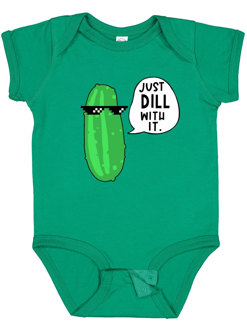 Inktastic Just Dill with It Chill Dill Pickle in Sunglasses Boys or ...