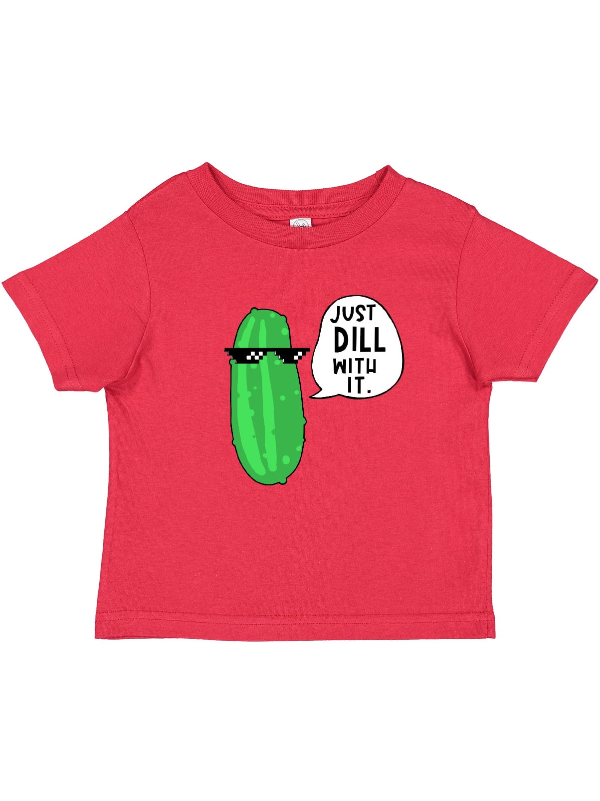 Inktastic Just Dill with It Chill Dill Pickle in Sunglasses Boys or ...