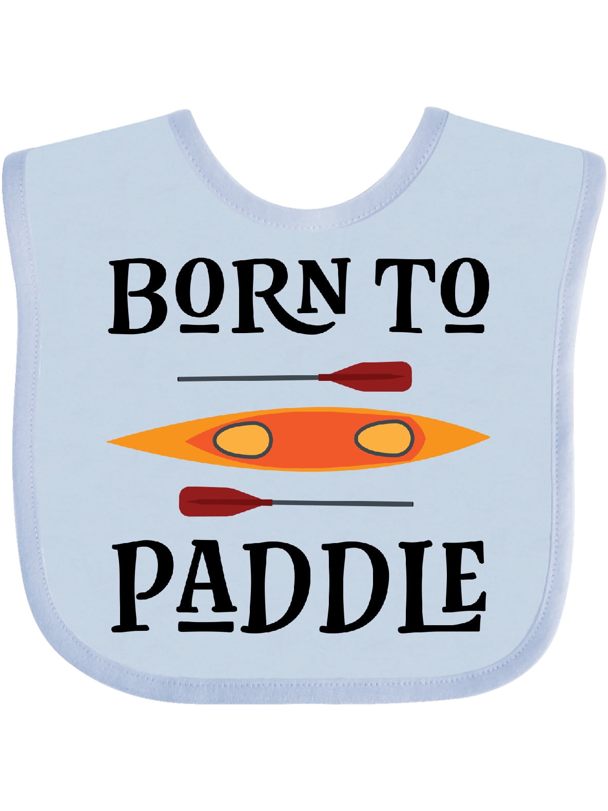 Inktastic Kayaking Born to Paddle Kayak Boys or Girls Baby Bib ...