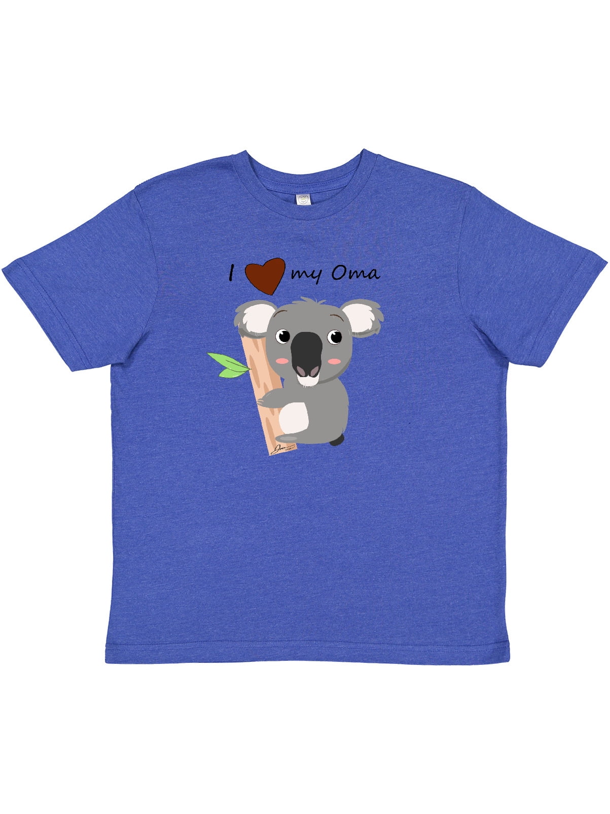 Inktastic Koala (i love oma) Youth T-Shirt - Walmart.com