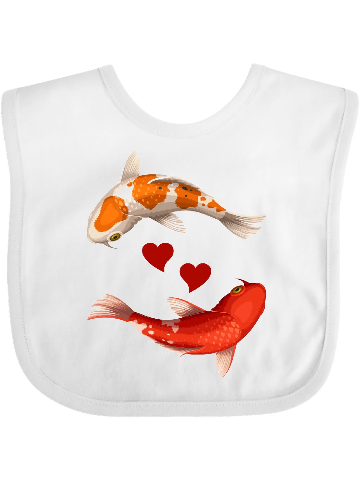 Inktastic Koi Carp Fish Japanese Boys or Girls Baby Bib - Walmart.com
