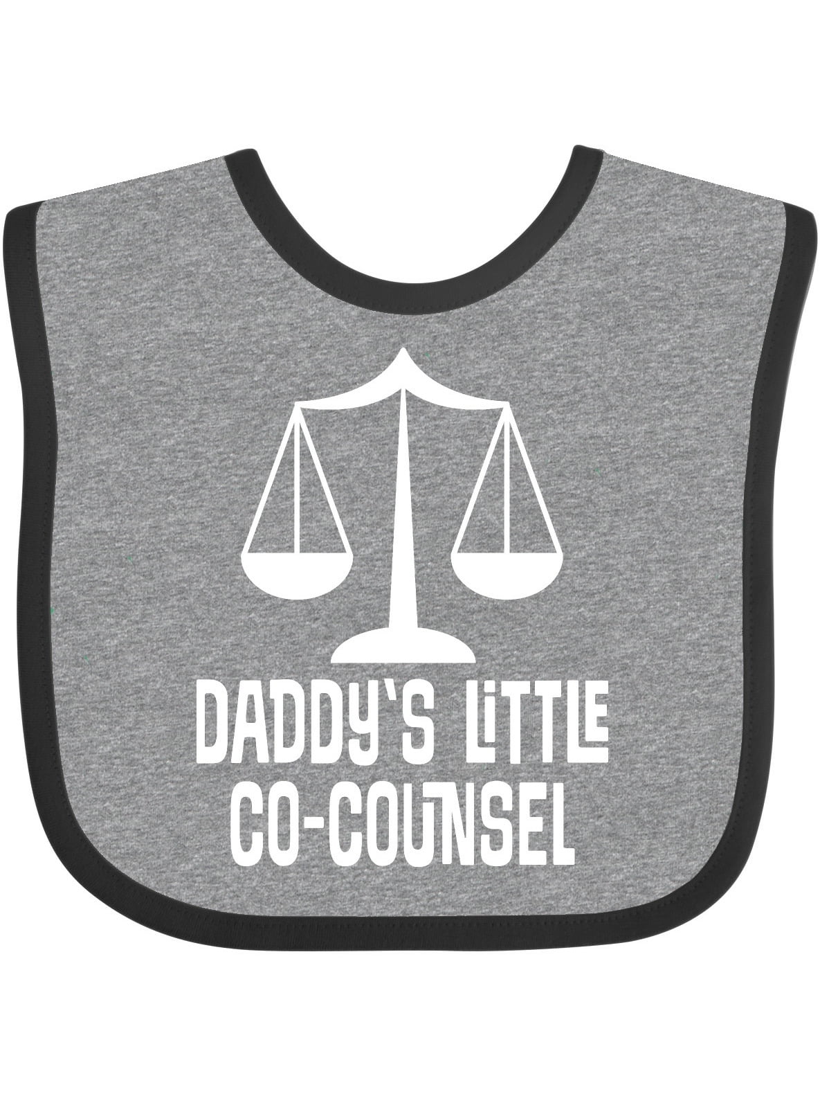 Inktastic Lawyer Daddys Little Co Counsel Boys or Girls Baby Bib ...