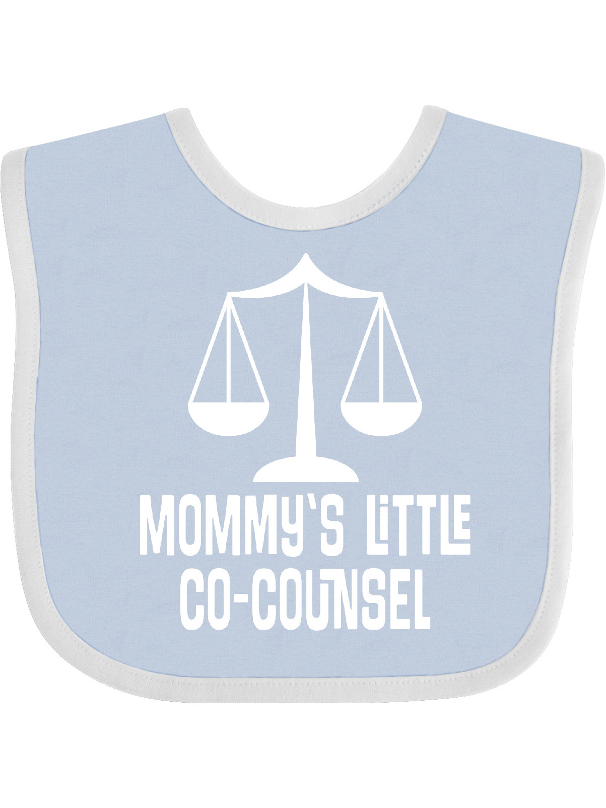Inktastic Lawyer Mommy Little Co Counsel Boys or Girls Baby Bib ...