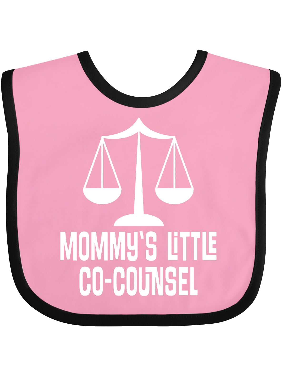 Inktastic Lawyer Mommy Little Co Counsel Boys or Girls Baby Bib ...