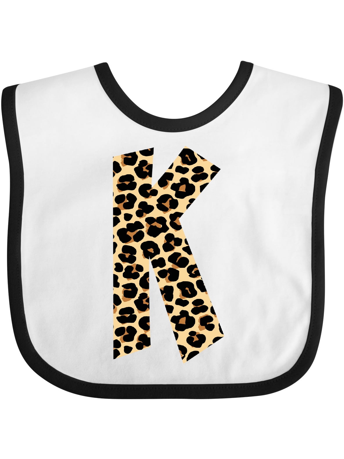 Inktastic Leopard Print Letter K Boys or Girls Baby Bib - Walmart.com