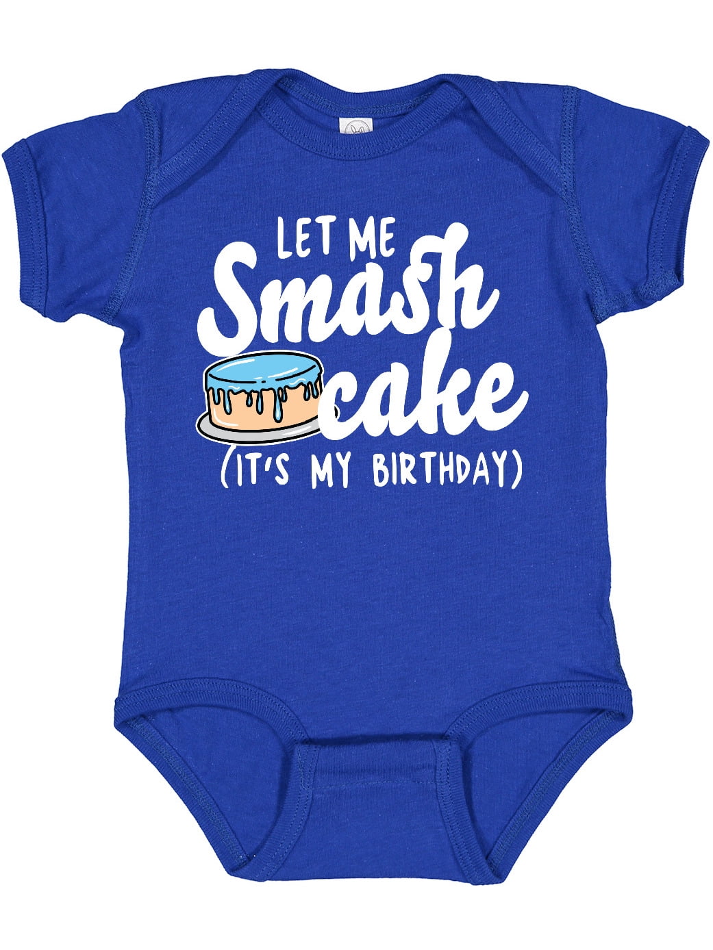 Inktastic Let Me Smash Cake Its My Birthday Boys Baby Bodysuit ...