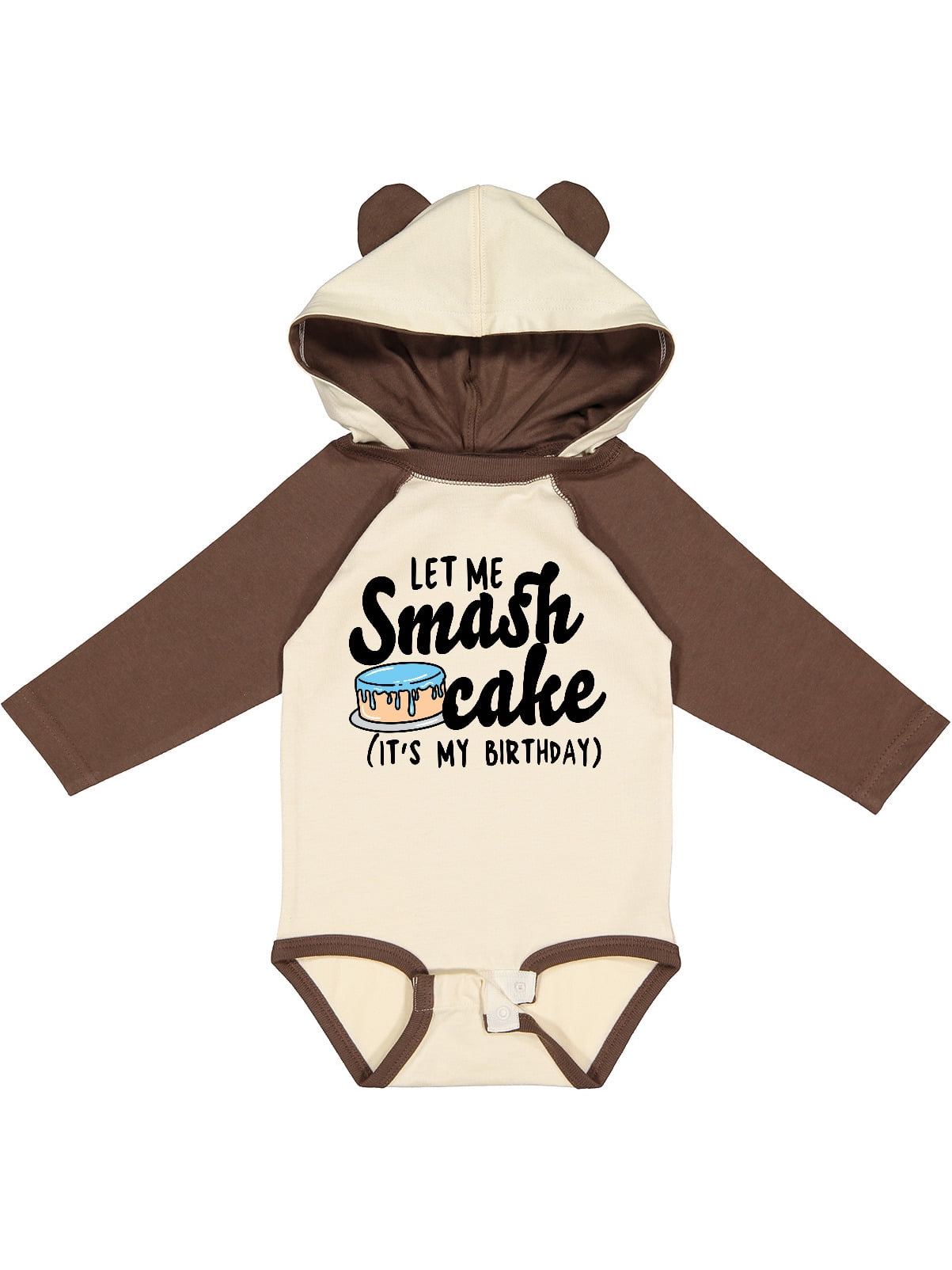 Inktastic Let Me Smash Cake Its My Birthday Boys Long Sleeve Baby ...
