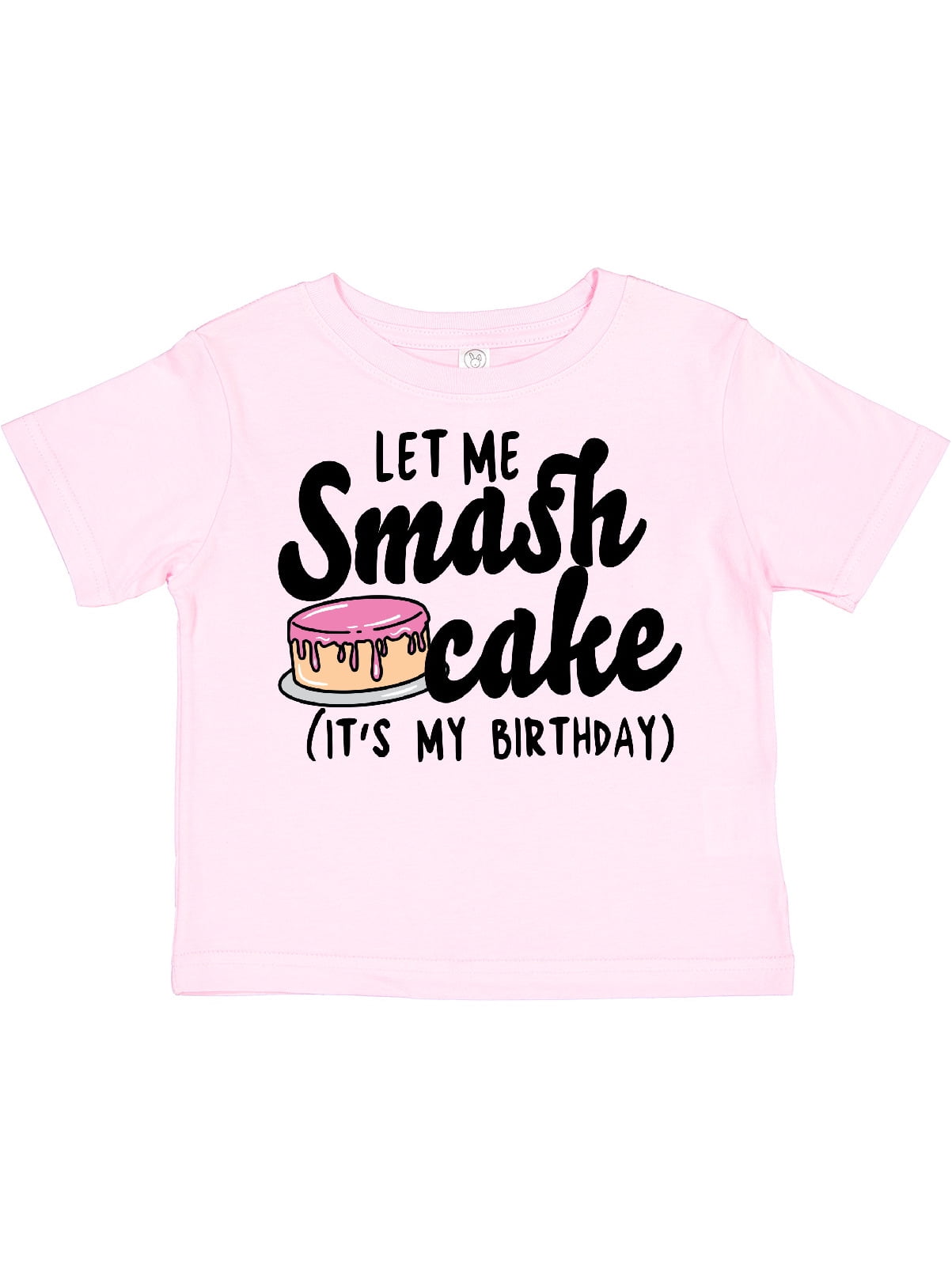 Inktastic Let Me Smash Cake Its My Birthday Girls Toddler T-Shirt ...