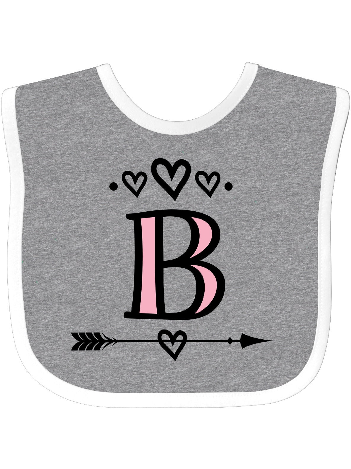Inktastic Letter B Monogram Tribal Arrow Girls Baby Bib - Walmart.com