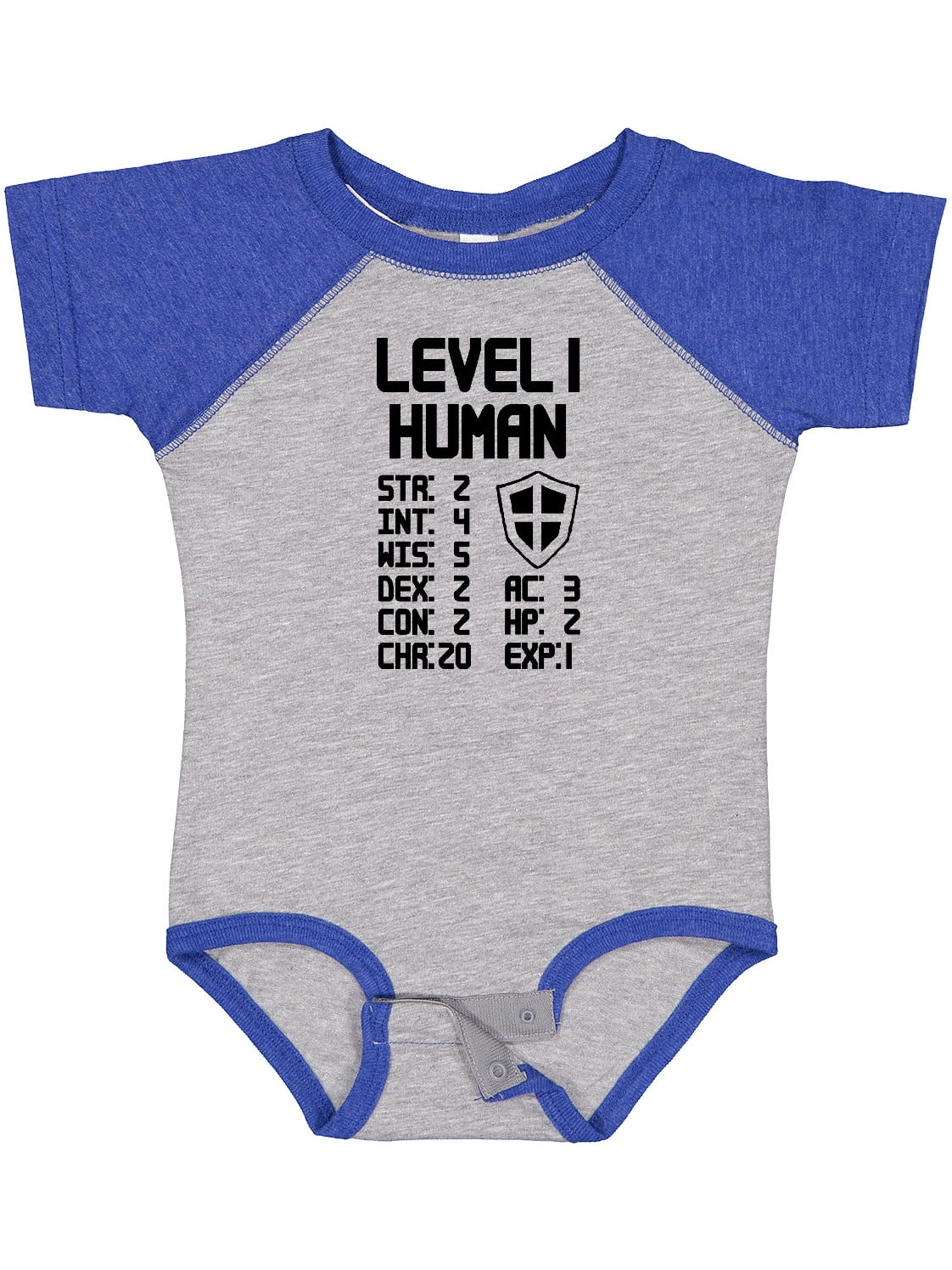 Inktastic Level 1 Human Boys or Girls Baby Bodysuit - Walmart Business ...