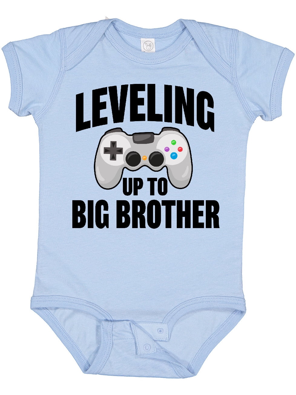 Inktastic Leveling Up to Big Brother Boys Baby Bodysuit - Walmart.com