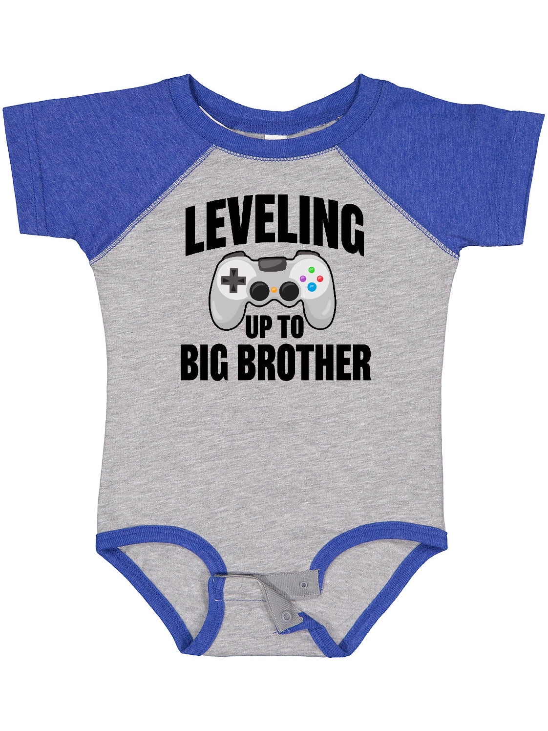 Inktastic Leveling Up to Big Brother Boys Baby Bodysuit - Walmart.com