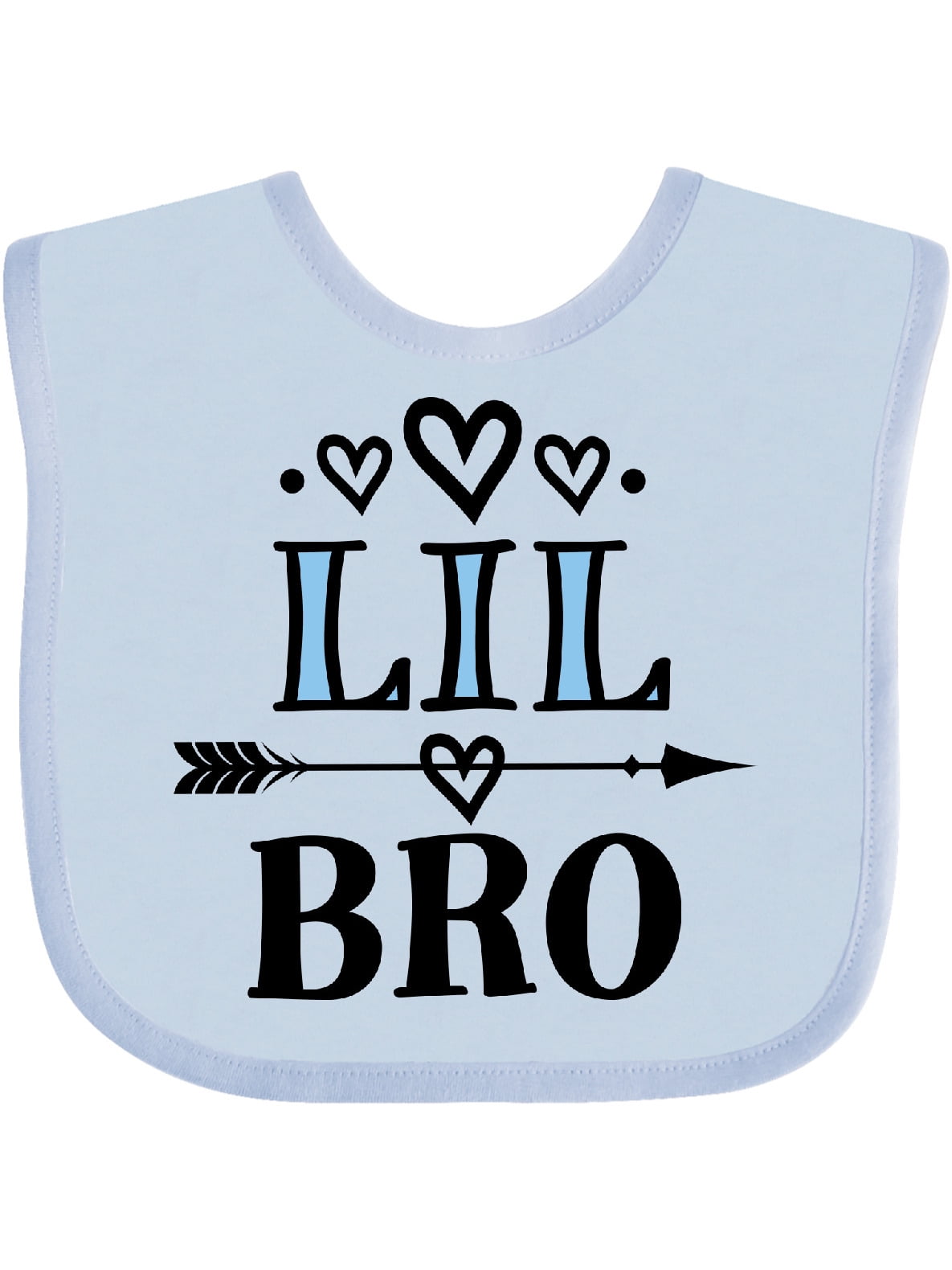 Inktastic Lil Bro Announcement Boys Brother Boys Baby Bib - Walmart.com