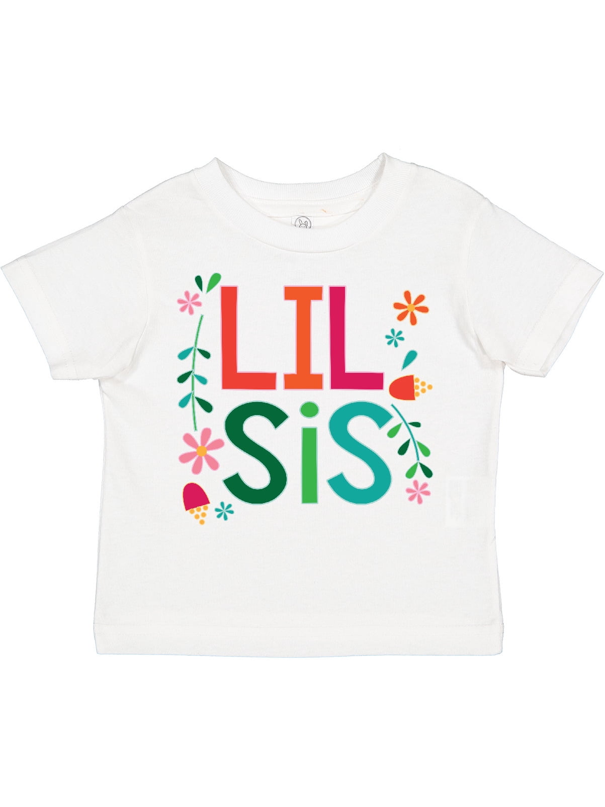 Inktastic Lil Sis Girls Sister Announcement Girls Toddler T-Shirt ...