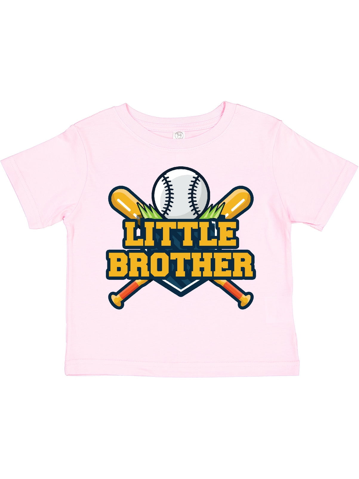 Inktastic Little Brother Baseball Boys Toddler T-Shirt - Walmart.com