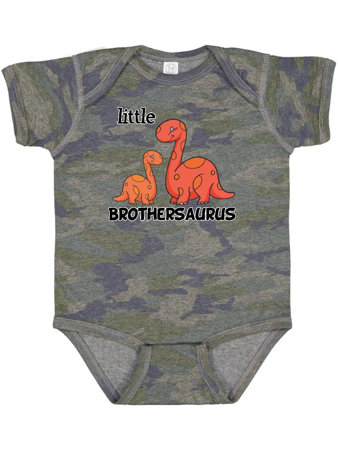 Inktastic Little Brothersaurus Boys Baby Bodysuit - Walmart.com