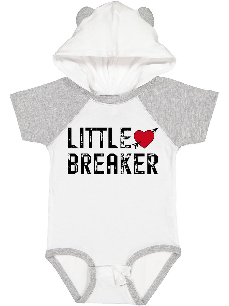 Inktastic Little Heartbreaker with Arrow Boys or Girls Baby Bodysuit ...