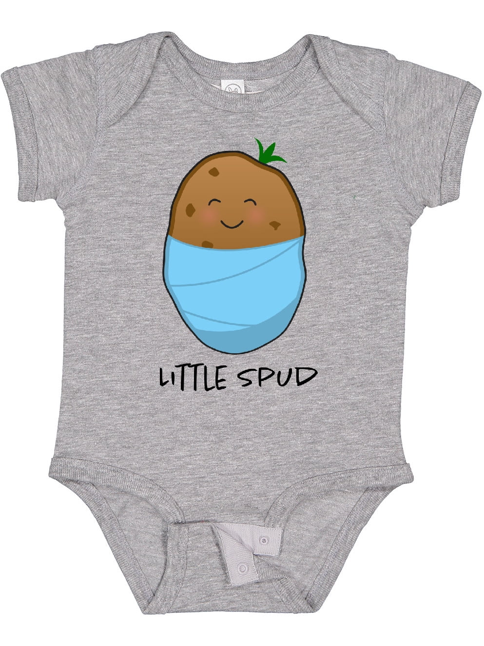 Inktastic Little Spud Blue Boys or Girls Baby Bodysuit - Walmart.com
