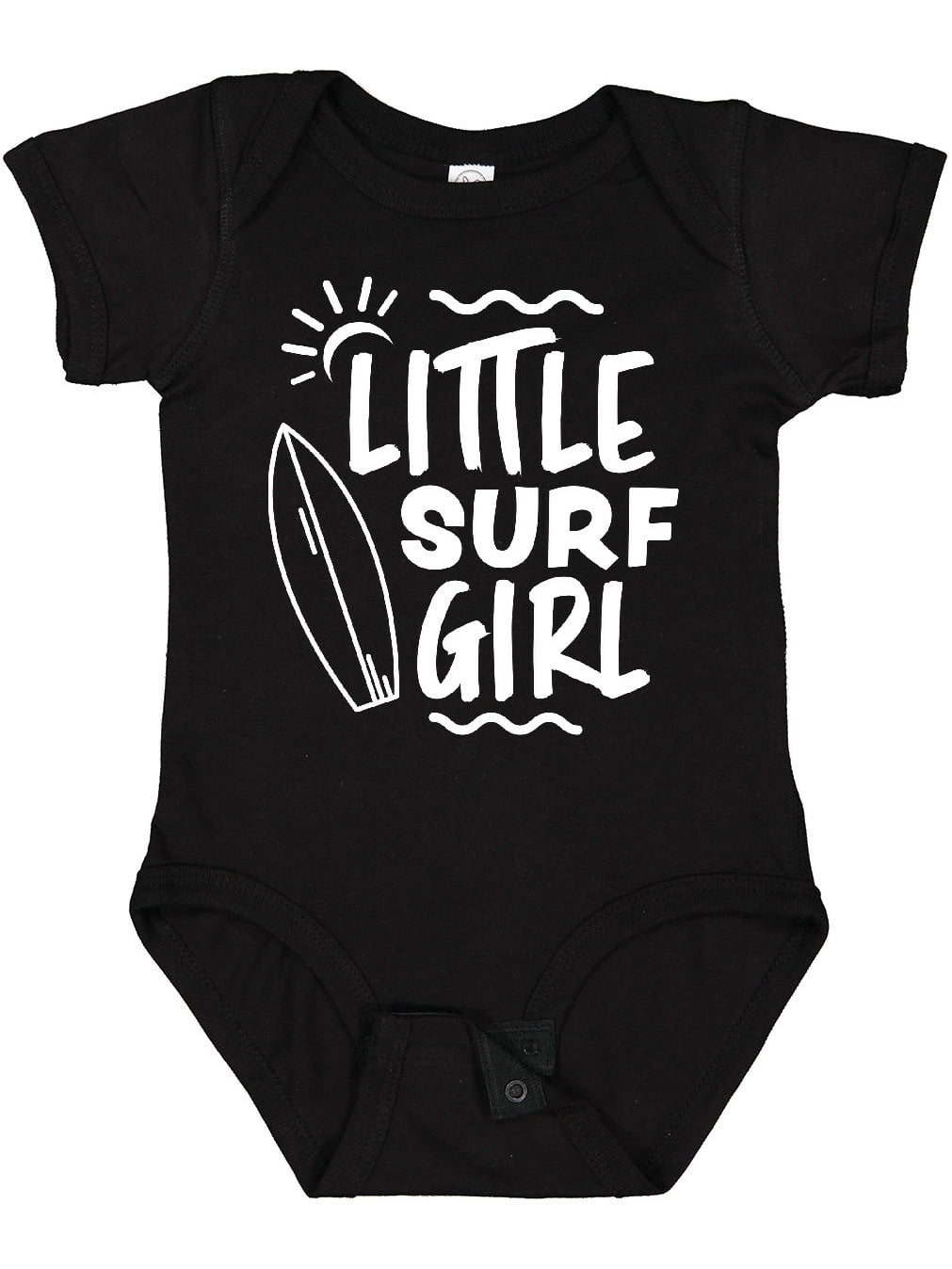 Inktastic Little Surf Girl with Surfboard Girls Baby Bodysuit - Walmart.com