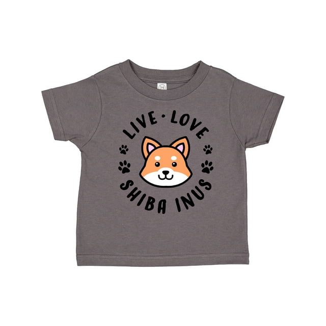 Inktastic Live Love Shiba Inus Boys or Girls Toddler T-Shirt - Walmart.com