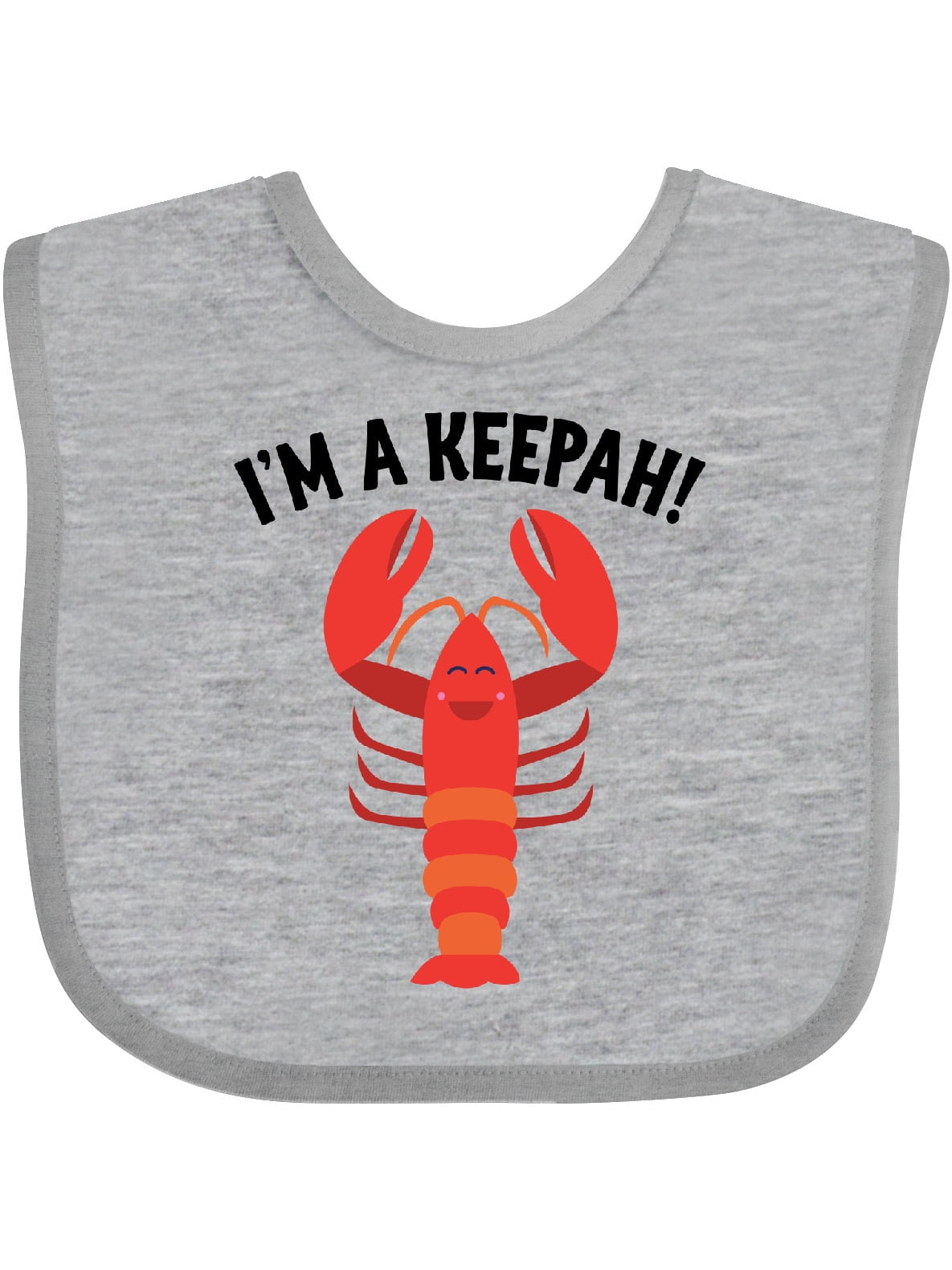 Inktastic Lobster Funny Im a Keepah Boys or Girls Baby Bib - Walmart.com