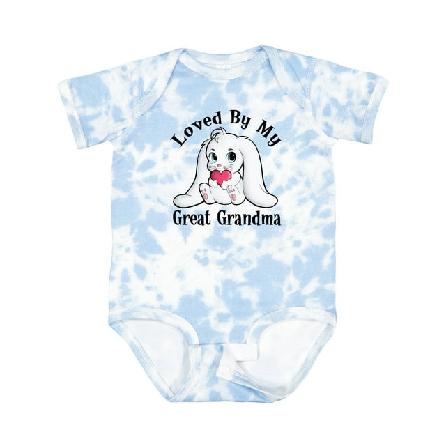 Inktastic Loved by My Great Grandma Bunny Rabbit Boys or Girls Baby ...