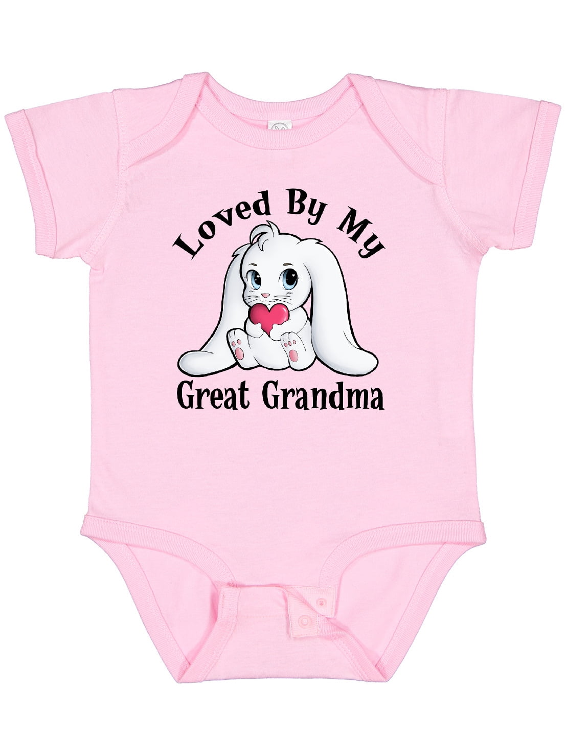 Inktastic Loved by My Great Grandma Bunny Rabbit Boys or Girls Baby ...