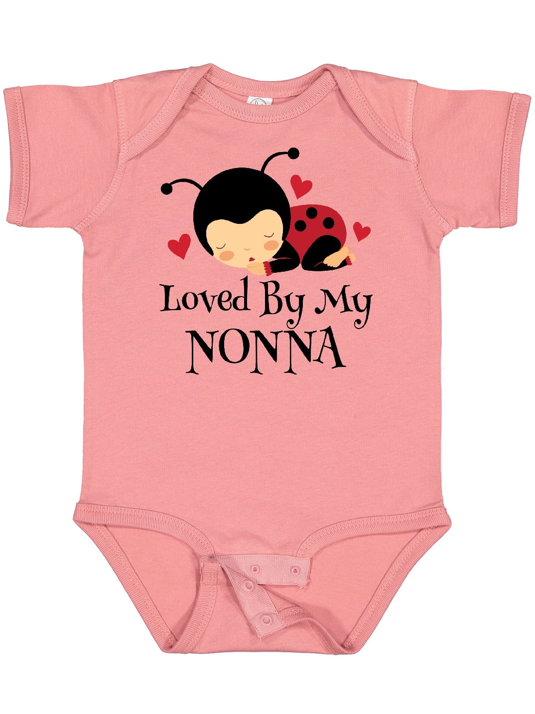 Inktastic Loved by My Nonna Grandchild Boys or Girls Baby Bodysuit ...