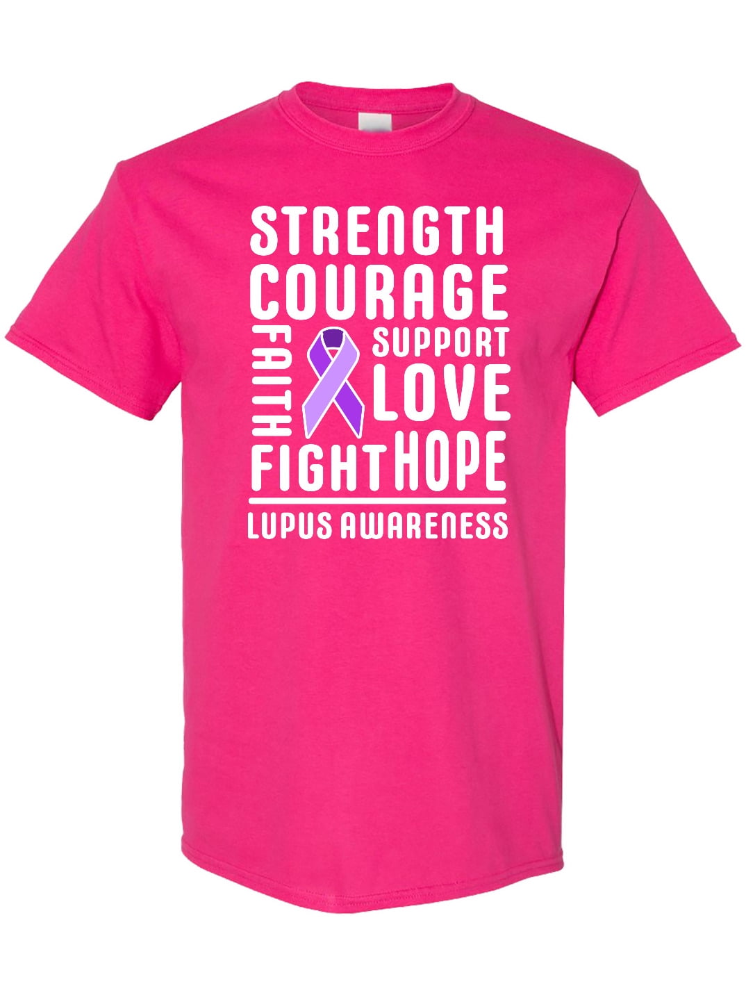 Inktastic Lupus Awareness Strength Support Courage T-Shirt - Walmart.com